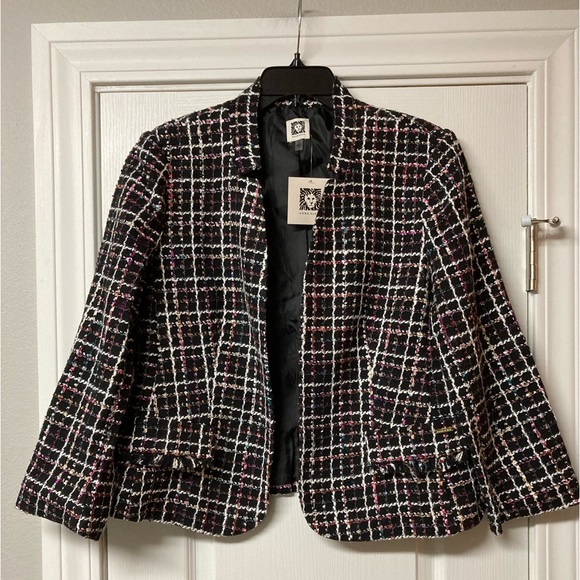 Anne Klein | Jackets & Coats | Anne Klein Tweed Jacket | Poshmark